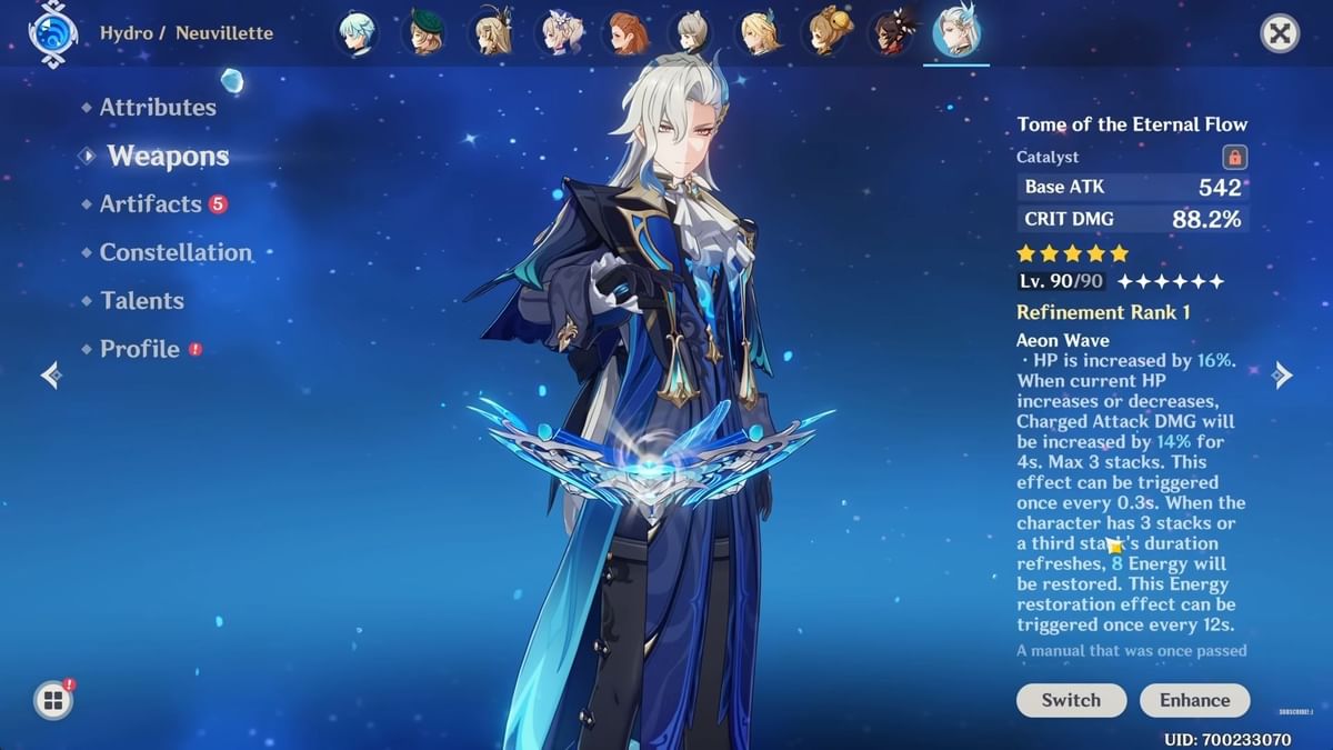 Tome of Eternal Flow VS Freedom-Sworn: Best 5-star weapon to get in ...