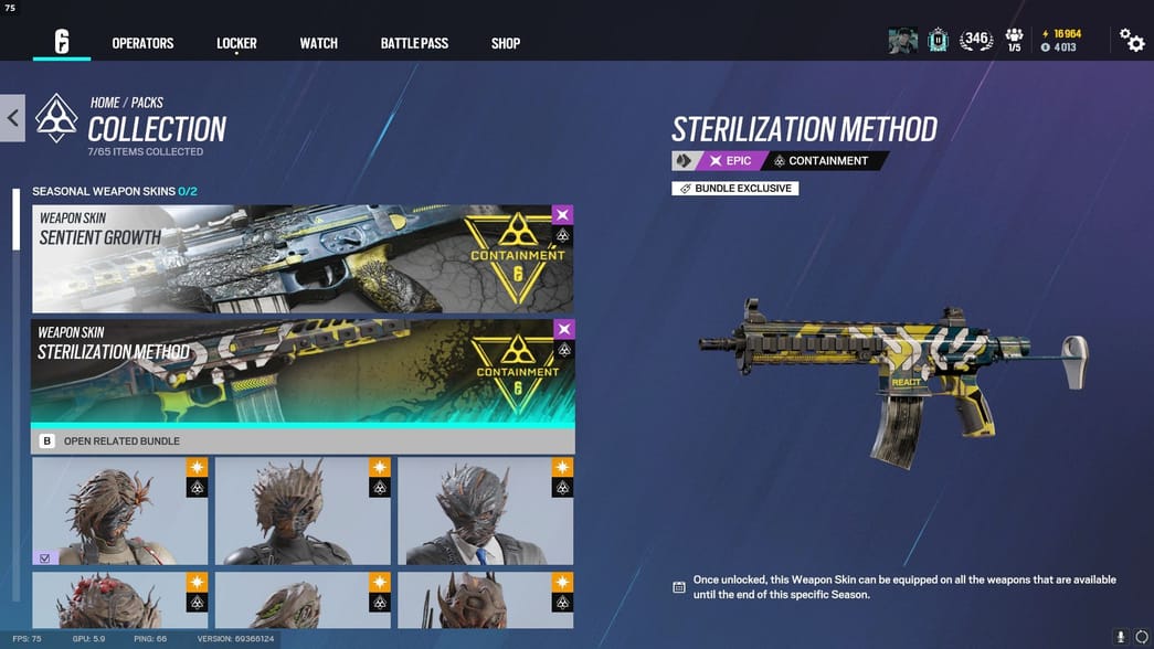 Rainbow Six Siege: All Rainbow Six Siege Containment event cosmetics ...