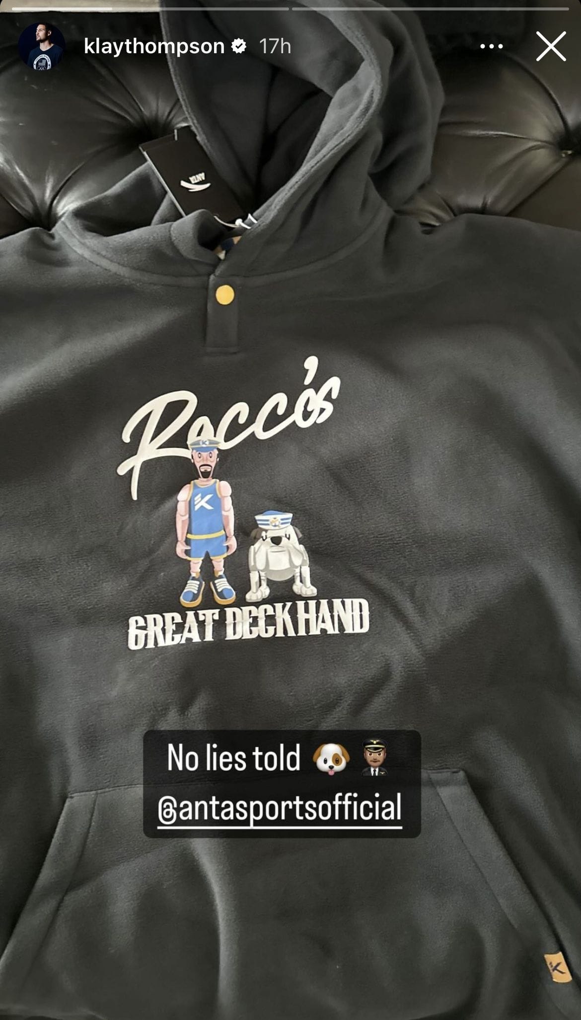 Captain Klay Thompson’s furry friend ‘Rocco’ gets his own merch in $80 ...