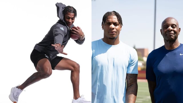 Brenden Rice: WATCH: Brenden Rice, son of NFL legend Jerry Rice, takes ...