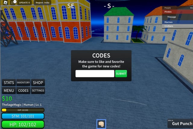 Roblox Sea Piece 2 Codes
