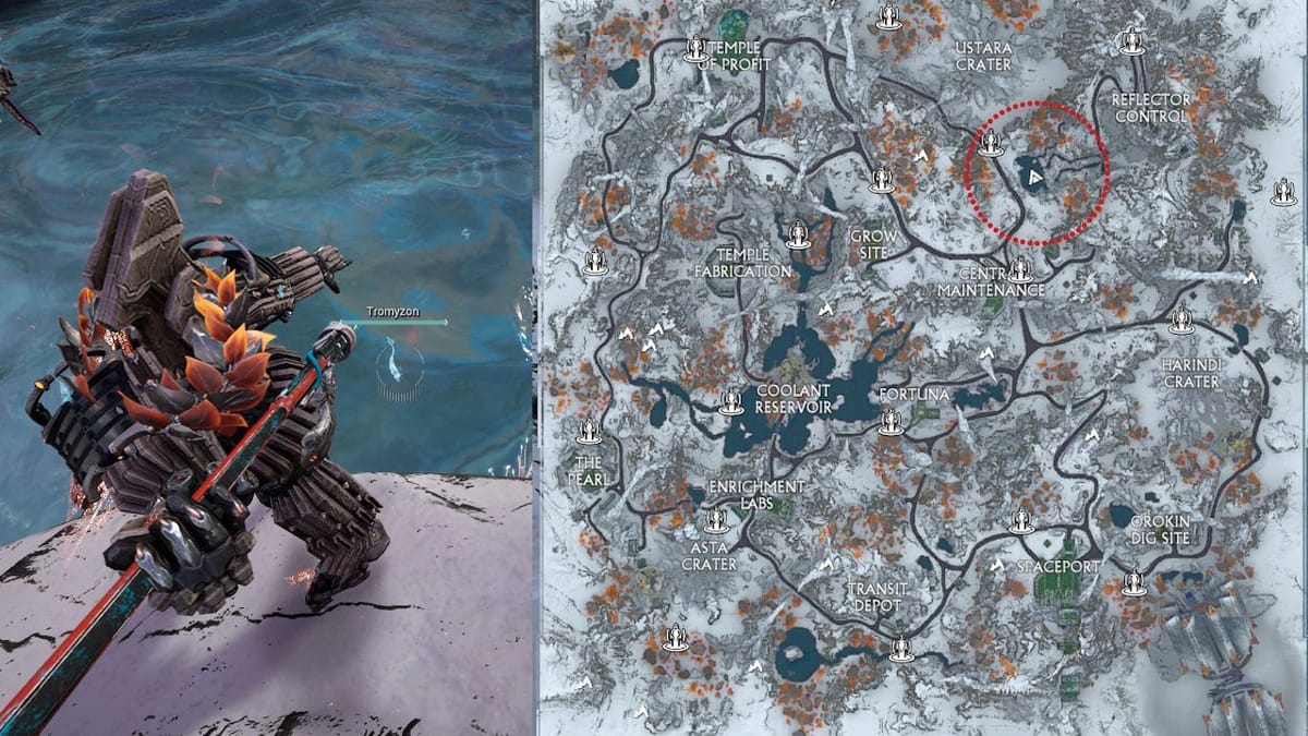 Where to find and catch rare Servofish in Warframe