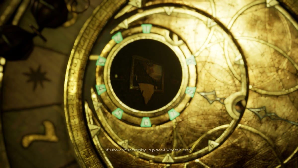 What is the Talisman code in Alone in the Dark Chapter 1?