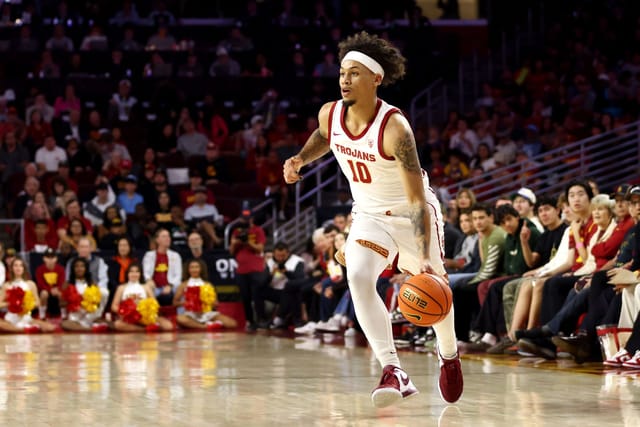 WATCH: USC forward DJ Rodman gets trolled by former team over senior ...