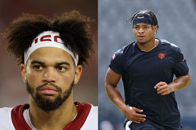 Former NFL MVP provides perspective on Bears' Caleb Williams vs Justin ...