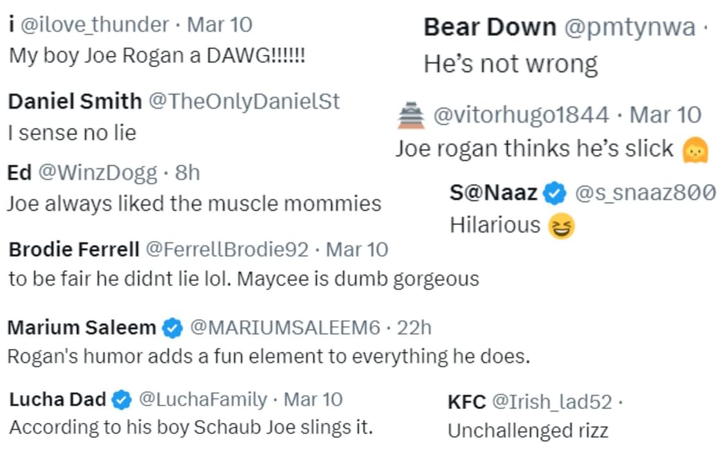 Joe Rogan's "ugly" comment during Maycee Barber fight leaves fans in ...