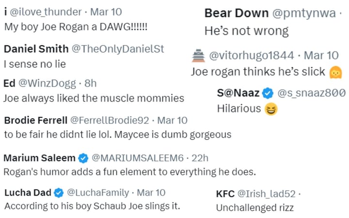 Joe Rogan's "ugly" comment during Maycee Barber fight leaves fans in ...