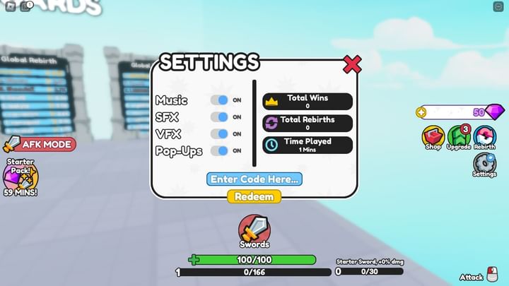 Sword Slasher Codes (2024)