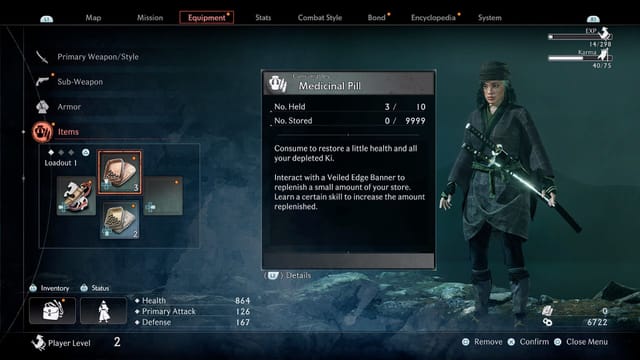 How to heal in Rise of the Ronin