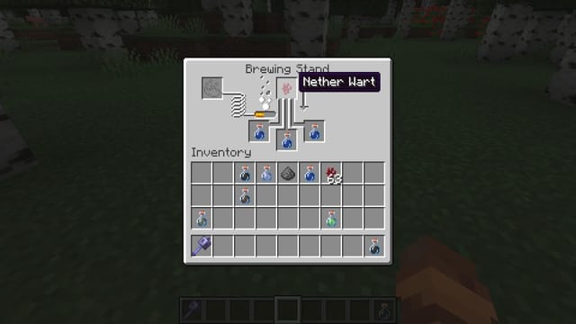 How to make weaving potion in Minecraft