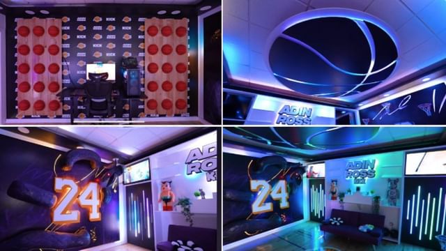 In Photos: Adin Ross stunned by Kobe Bryant-Lakers themed streaming ...