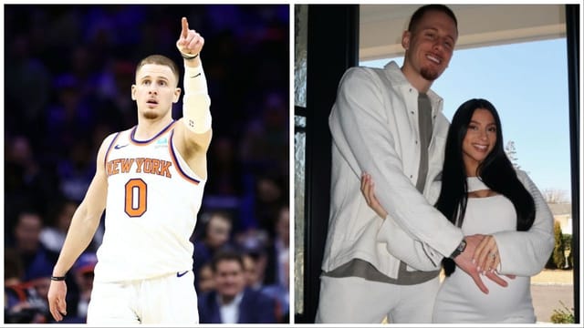 In Photos: Donte DiVincenzo's girlfriend Morgan Calantoni flaunts baby ...