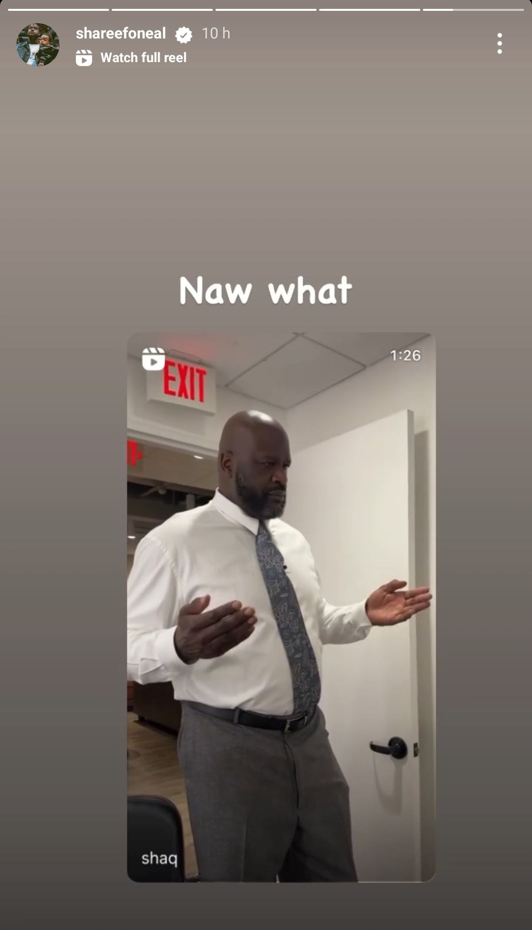 Shareef O'Neal has hilarious reaction to $400 million worth Shaquille O ...