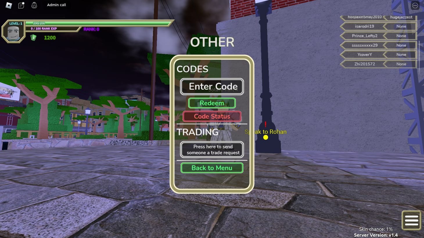 That Crazy Adventure Codes
