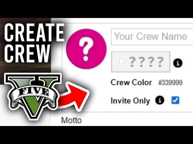 How to make a crew in GTA 5 Online in 2024