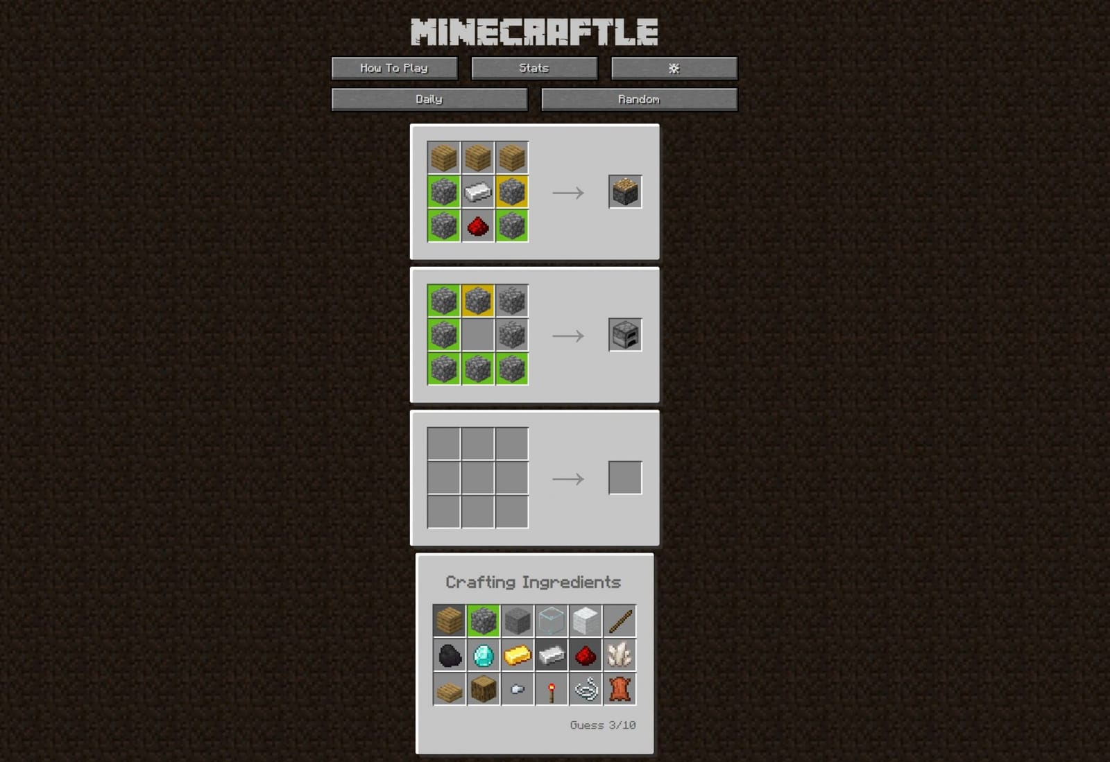 What is Minecraftle and how to play it?