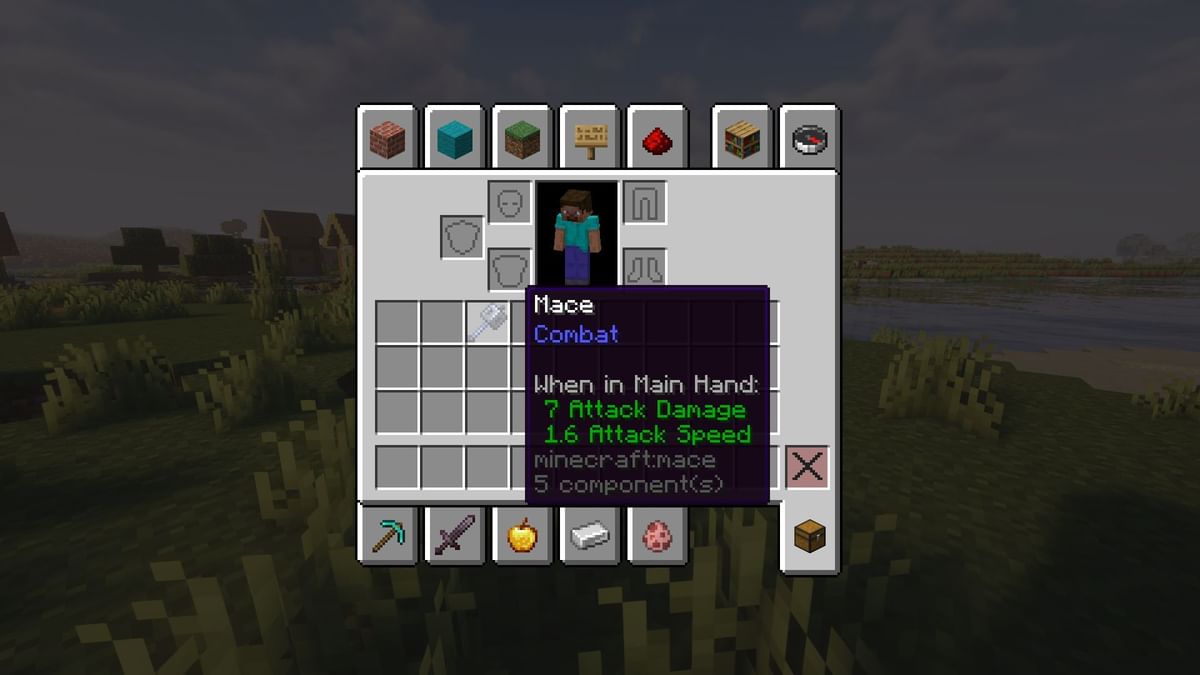 How strong is mace compared to other weapons in Minecraft?
