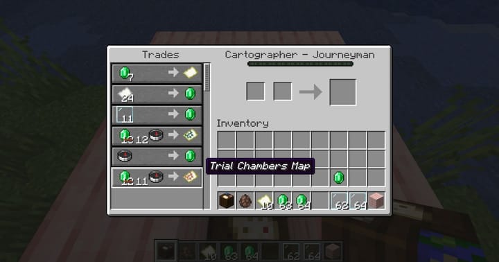 How to get trial chambers explorer map in Minecraft