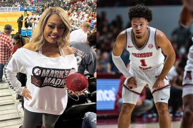 “All that for the clout” - College hoops world roasts Alabama star Mark ...