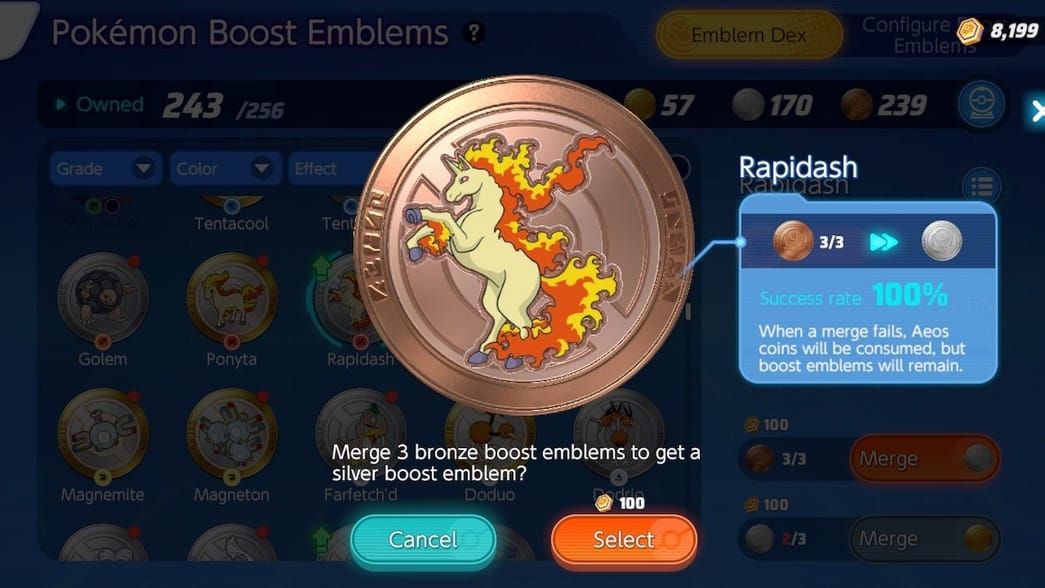 Complete guide for Boost Emblems in Pokemon Unite