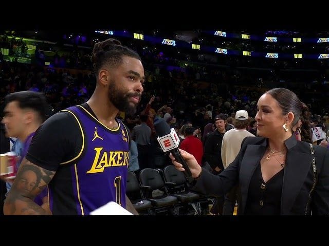 D'Angelo Russell scales unmatched Lakers milestones set by LeBron James ...