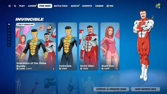 How to get Omni-Man, Atom Eve, and Invincible Skins in Fortnite (April ...
