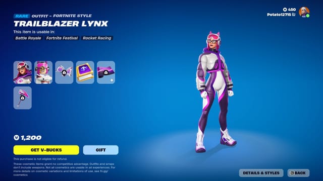 How to get Trailblazer Lynx Skin in Fortnite
