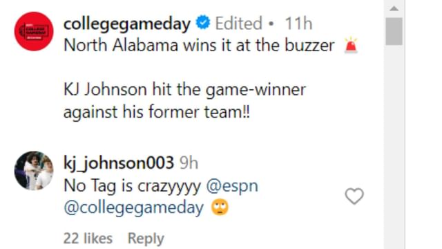 KJ Johnson: “Against his former team wow” - College hoops world left in ...