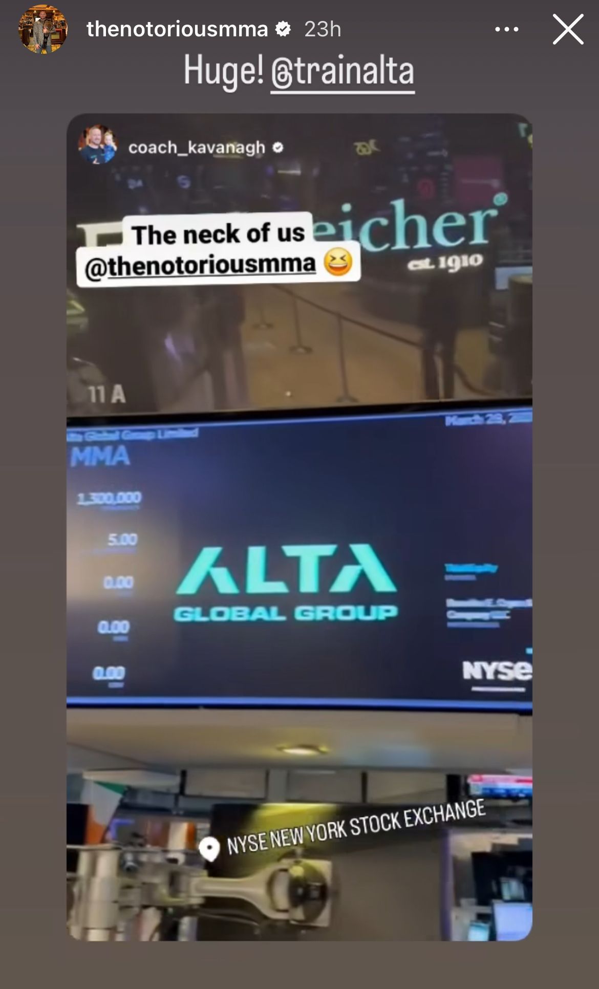 John Kavanagh: Conor McGregor reacts to John Kavanagh's MMA training company, Alta, being listed ...