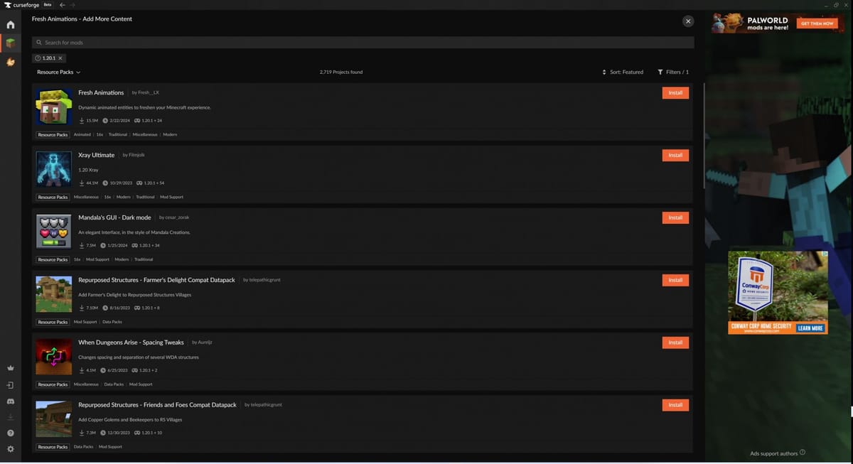 This Minecraft resource pack bring mobs to life by adding new animations