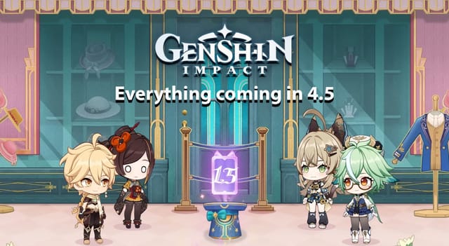 8 major updates and features in Genshin Impact 4.5 patch
