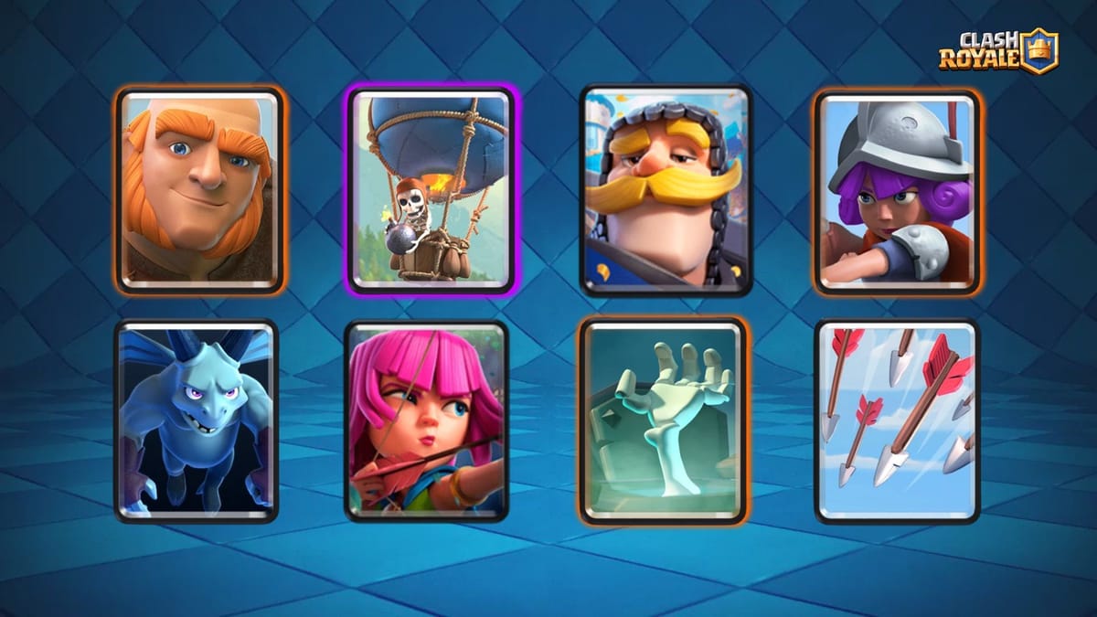 Best deck for Clash Royale Arena 7