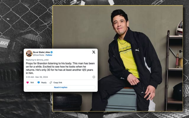 "MORE FIGHTERS NEED TO DO THIS!" - Fans react to ex-UFC champ Brandon ...