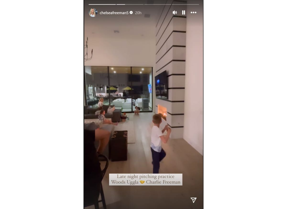 PHOTO: Freddie Freeman's wife Chelsea shares glimpse of son Charlie's ...