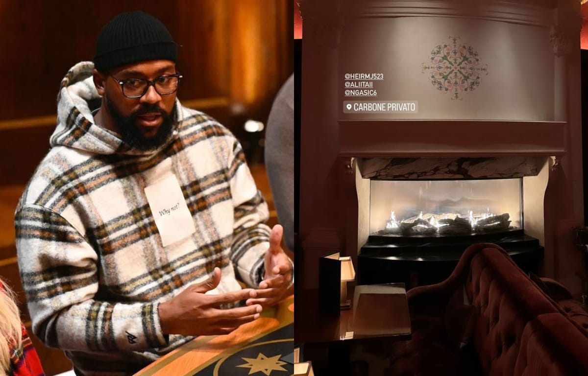 Marcus Jordan dines at extravagant $81,000,000 worth Carbone Privato ...