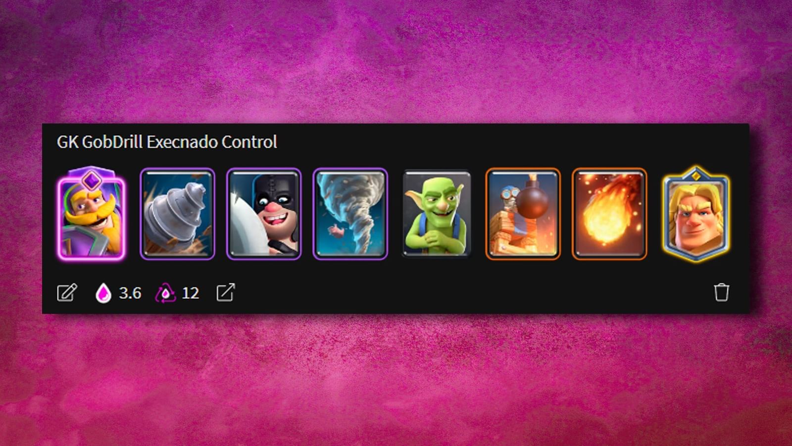 Best Clash Royale decks with Goblin Drill