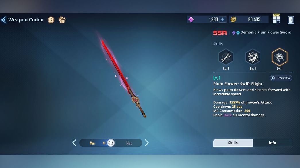 Best SSR weapons for Sung Jinwoo in Solo Leveling: Arise