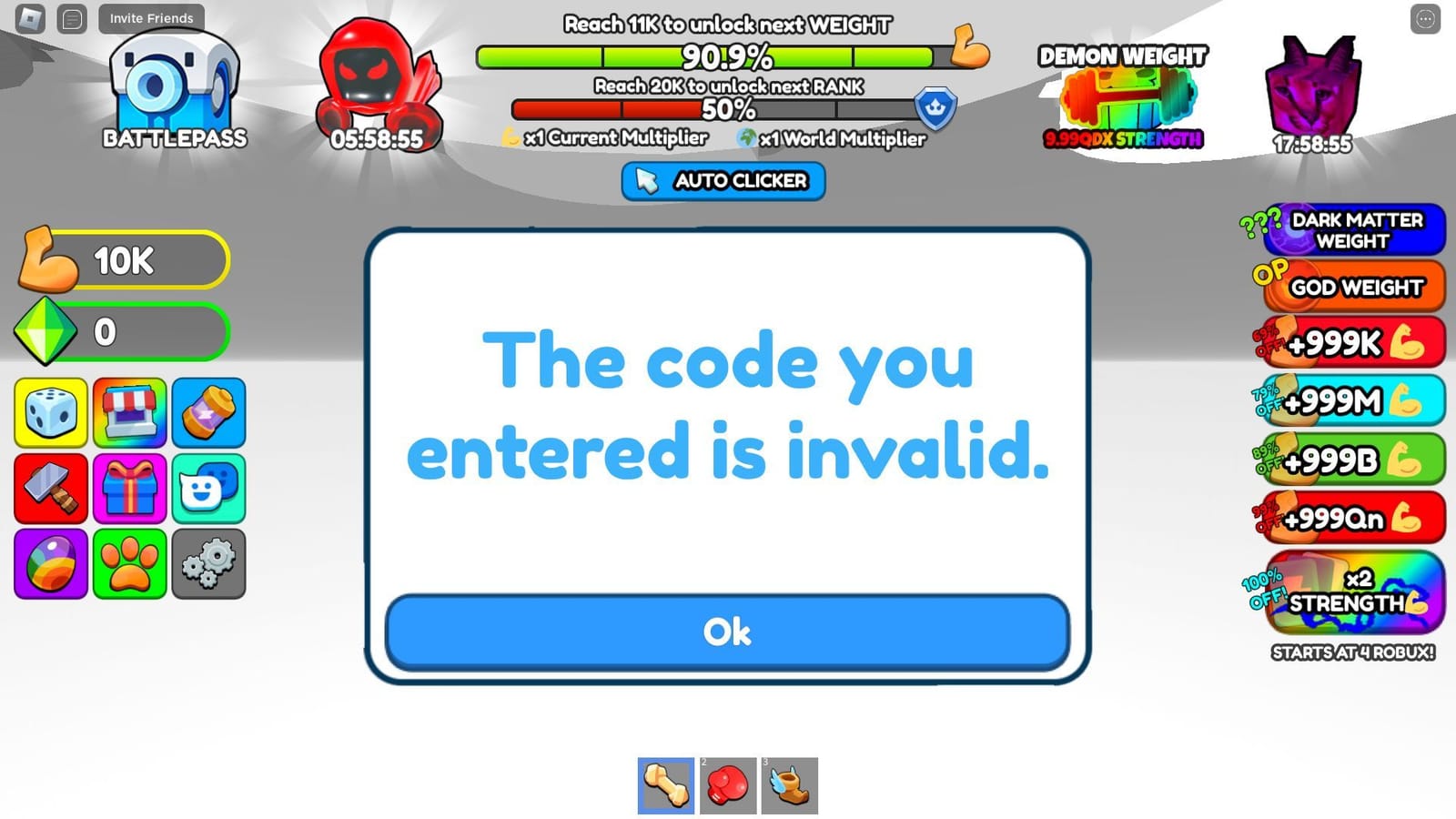 Roblox Strongest Man Simulator Codes