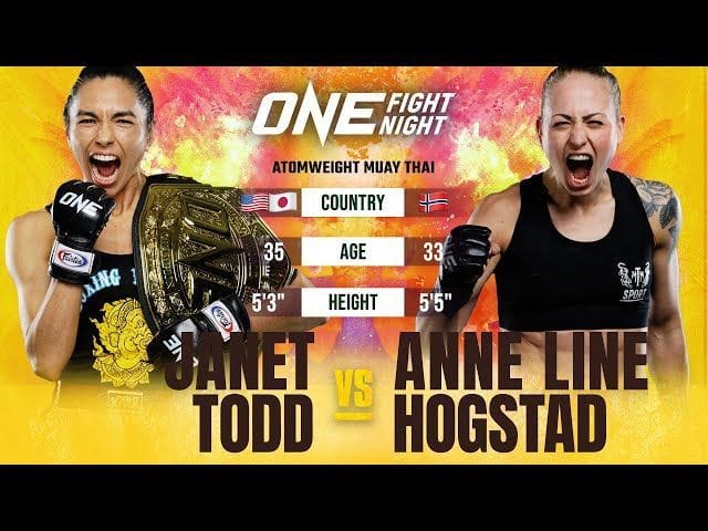 WATCH: Janet Todd’s liver kick folds Anne Line Hogstad like a lawn chair