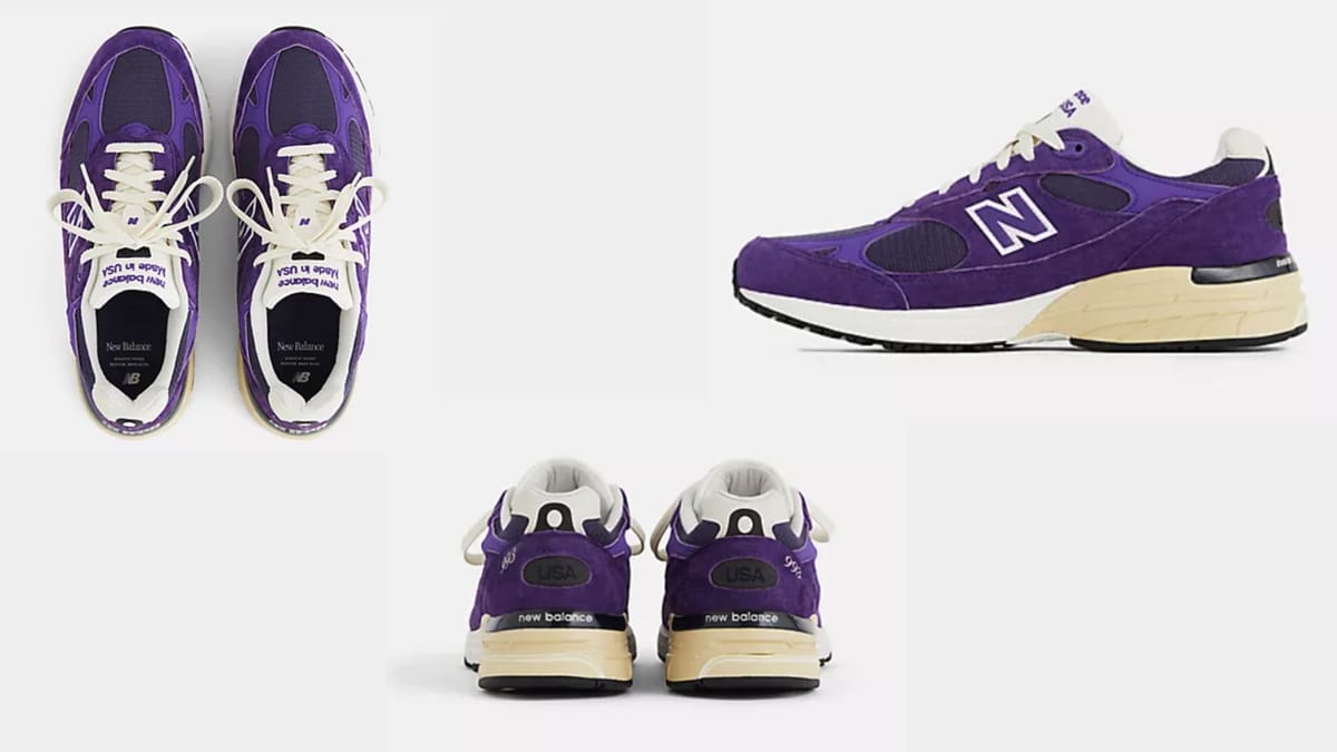 new balance 993 purple sneakers: New Balance 993 Interstellar Purple ...