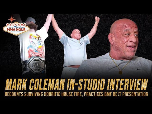 "I think he's got a good chance to do it" - UFC legend Mark Coleman ...