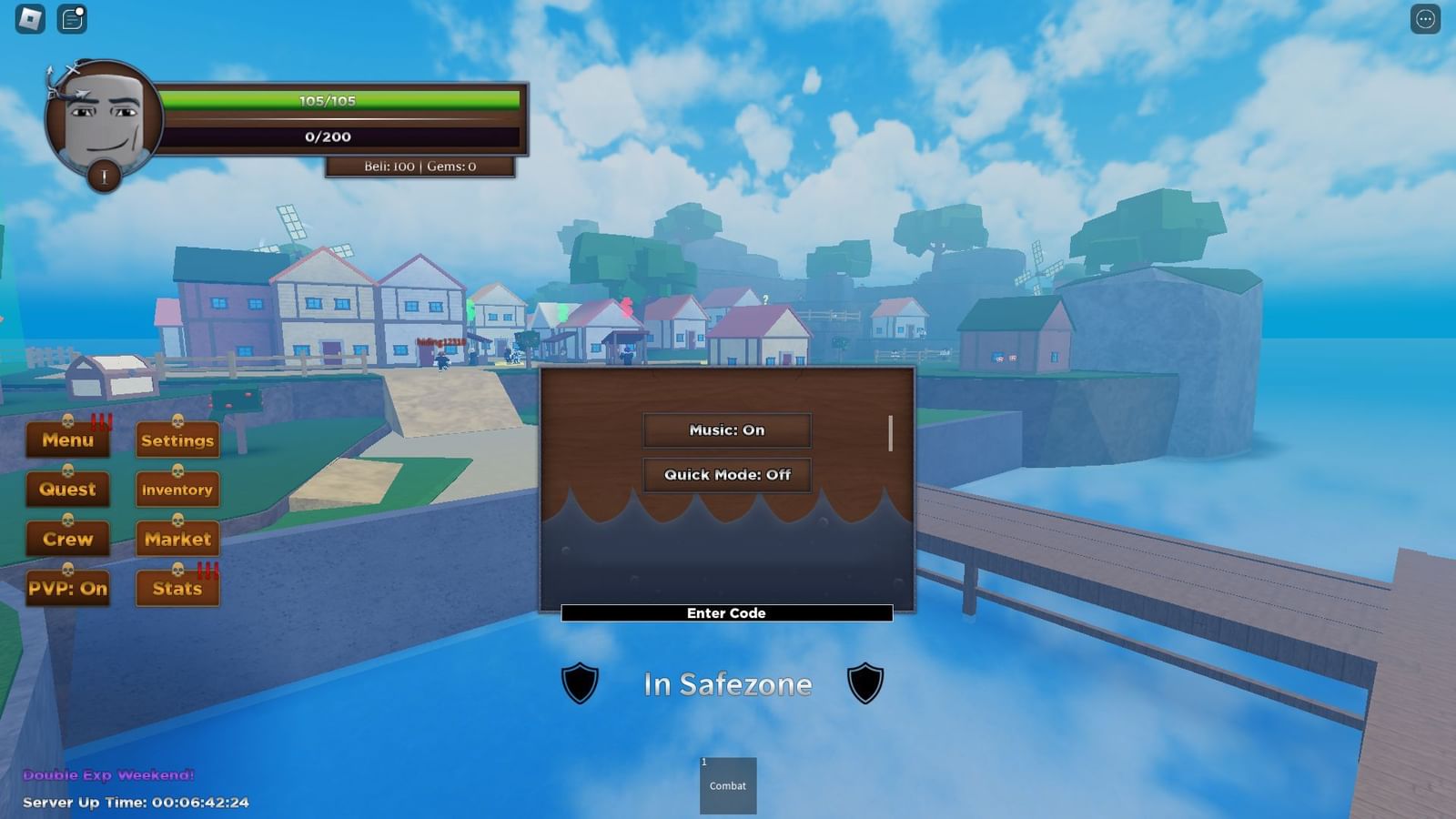 Roblox Da Piece codes