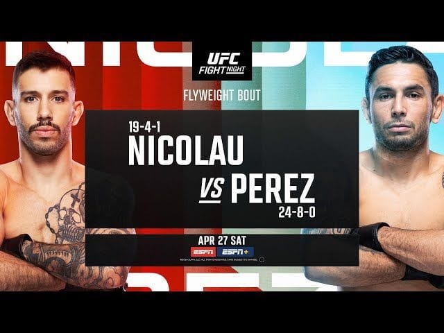 UFC Fight Night Tonight: UFC Tonight: UFC Fight Night: Nicolau vs ...