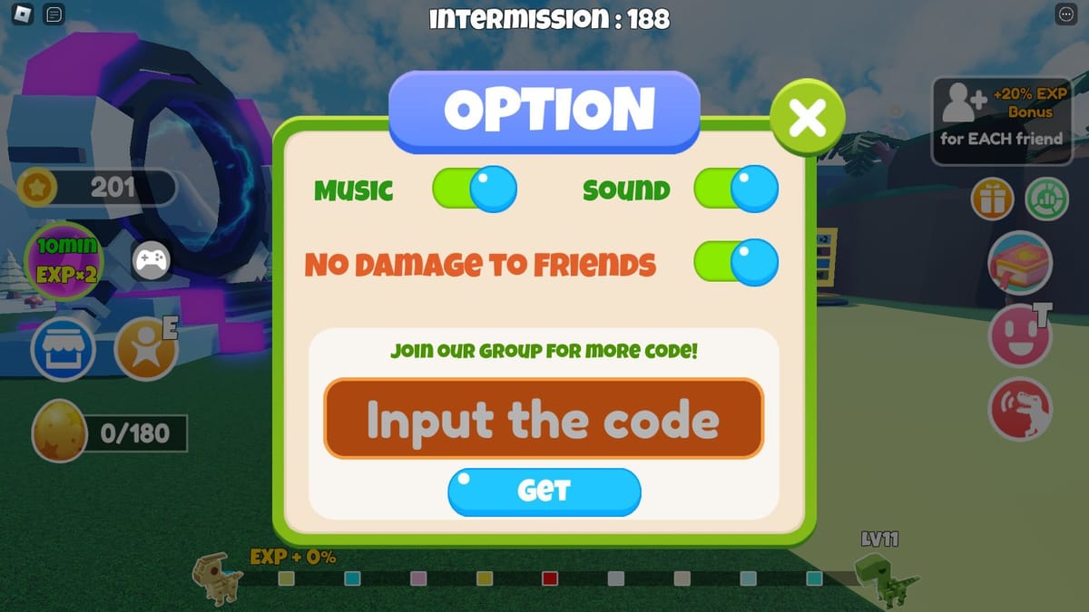 Roblox: Dinosaur City Simulator Codes