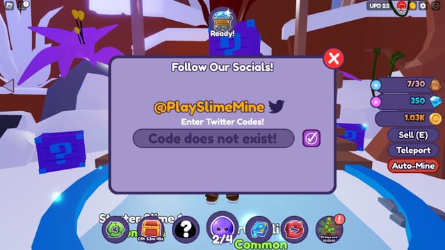 Slime Mine Codes