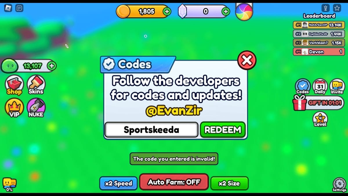 Blob Eating Simulator Codes