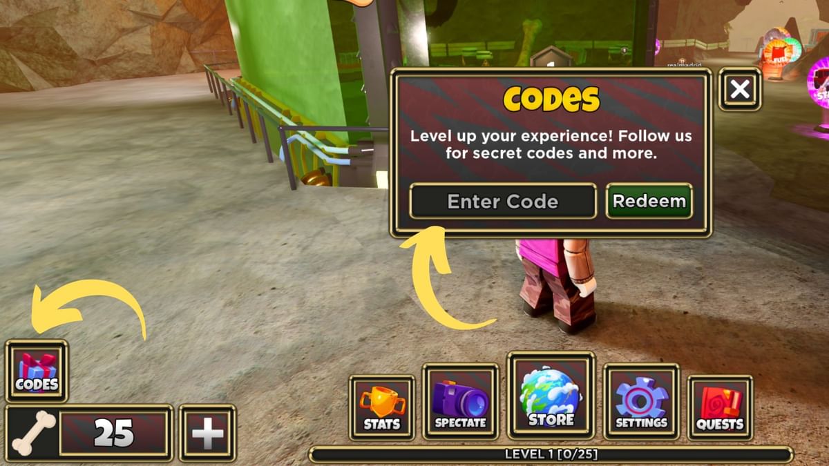 Roblox Primal Pursuit codes