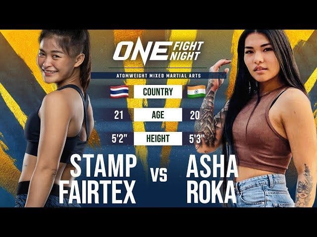 ONE 167: WATCH: Striking queen Stamp Fairtex sinks Asha Roka with a ...