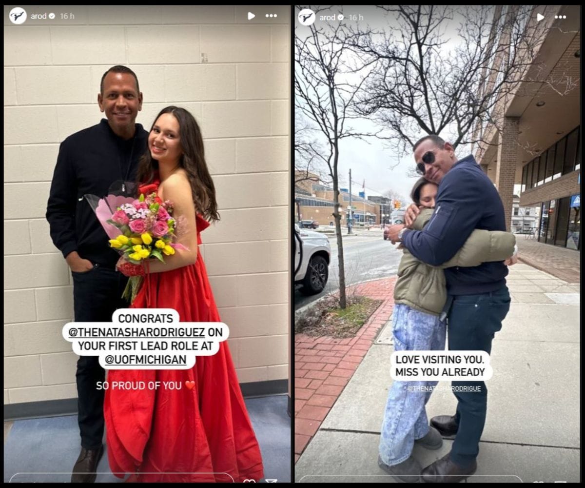 In Photos: Alex Rodriguez beams with pride as daughter Natasha takes ...