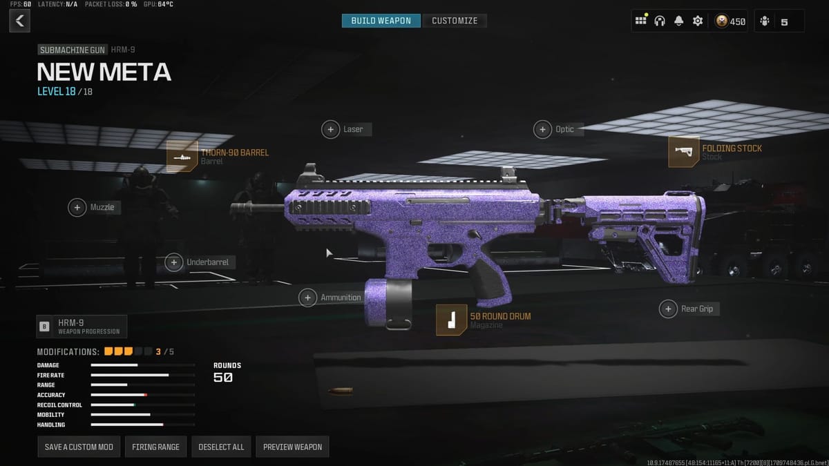 Best HRM-9 Loadout for MW3 (Season 4 Reloaded)